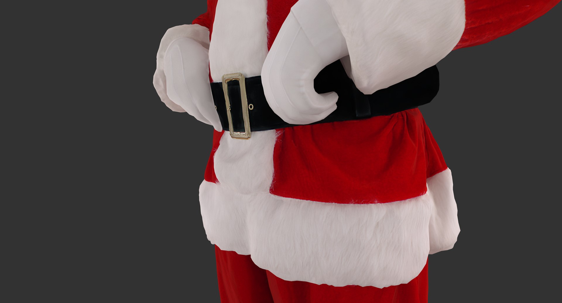 standing santa people human x