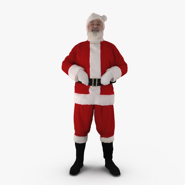 standing santa people human x