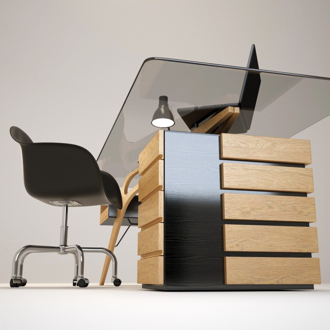 3D Desk Cavour - TurboSquid 1407252