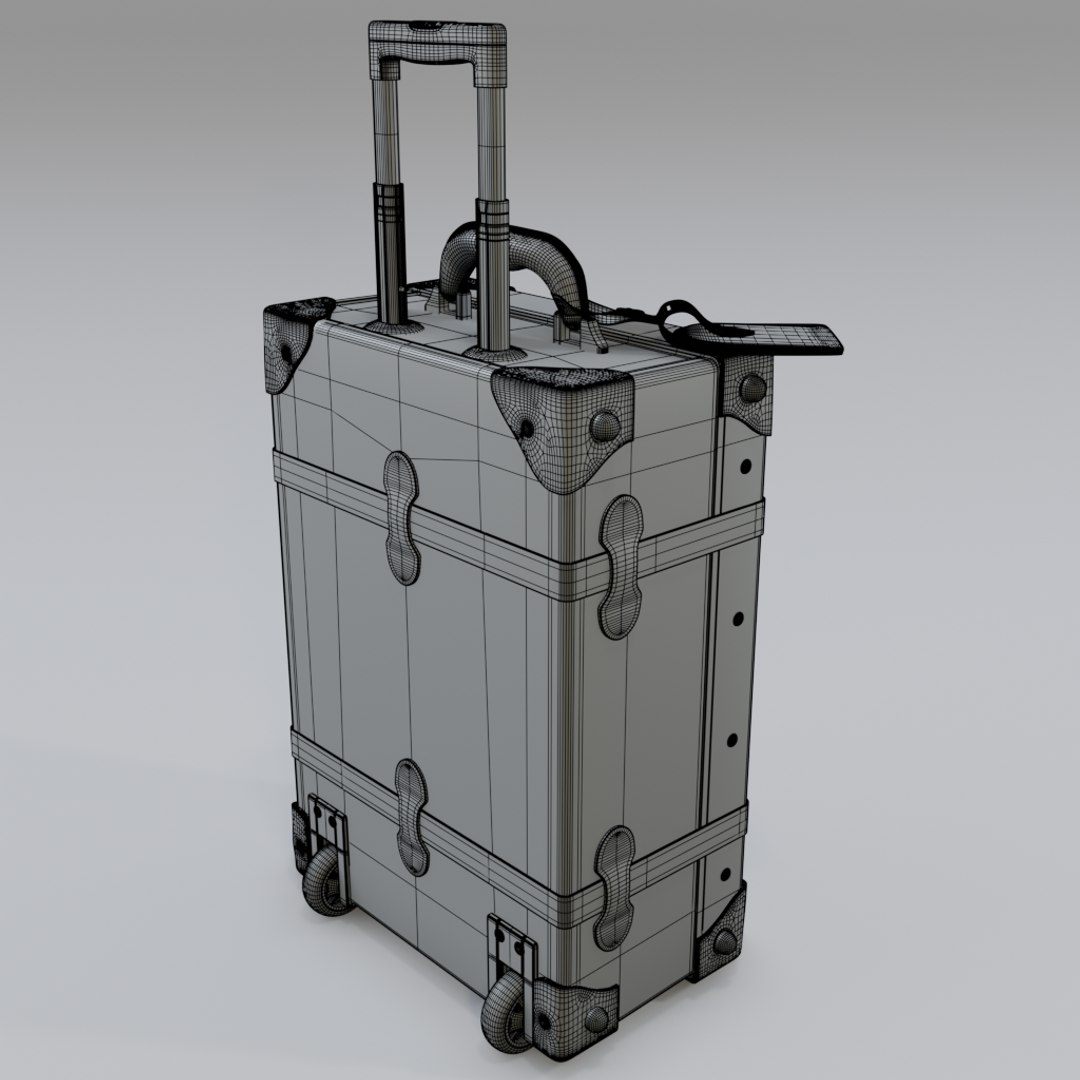 3D Steamline Navy Carryon Luggage model - TurboSquid 1833853
