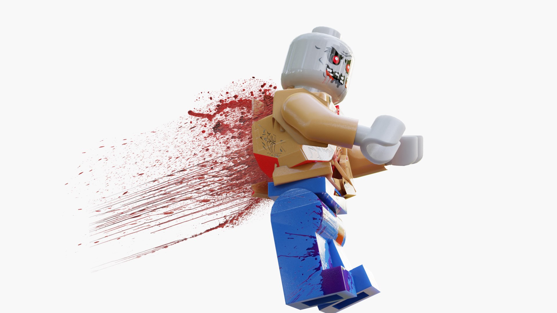 3D Model Lego Bloody Zombie Set - TurboSquid 2152247
