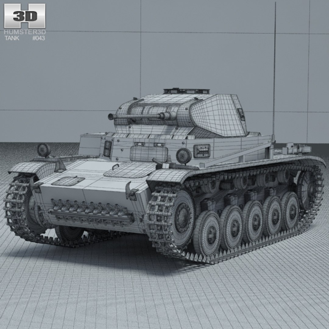 Panzer ii 3D model - TurboSquid 1229131
