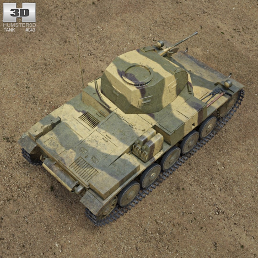 Panzer ii 3D model - TurboSquid 1229131