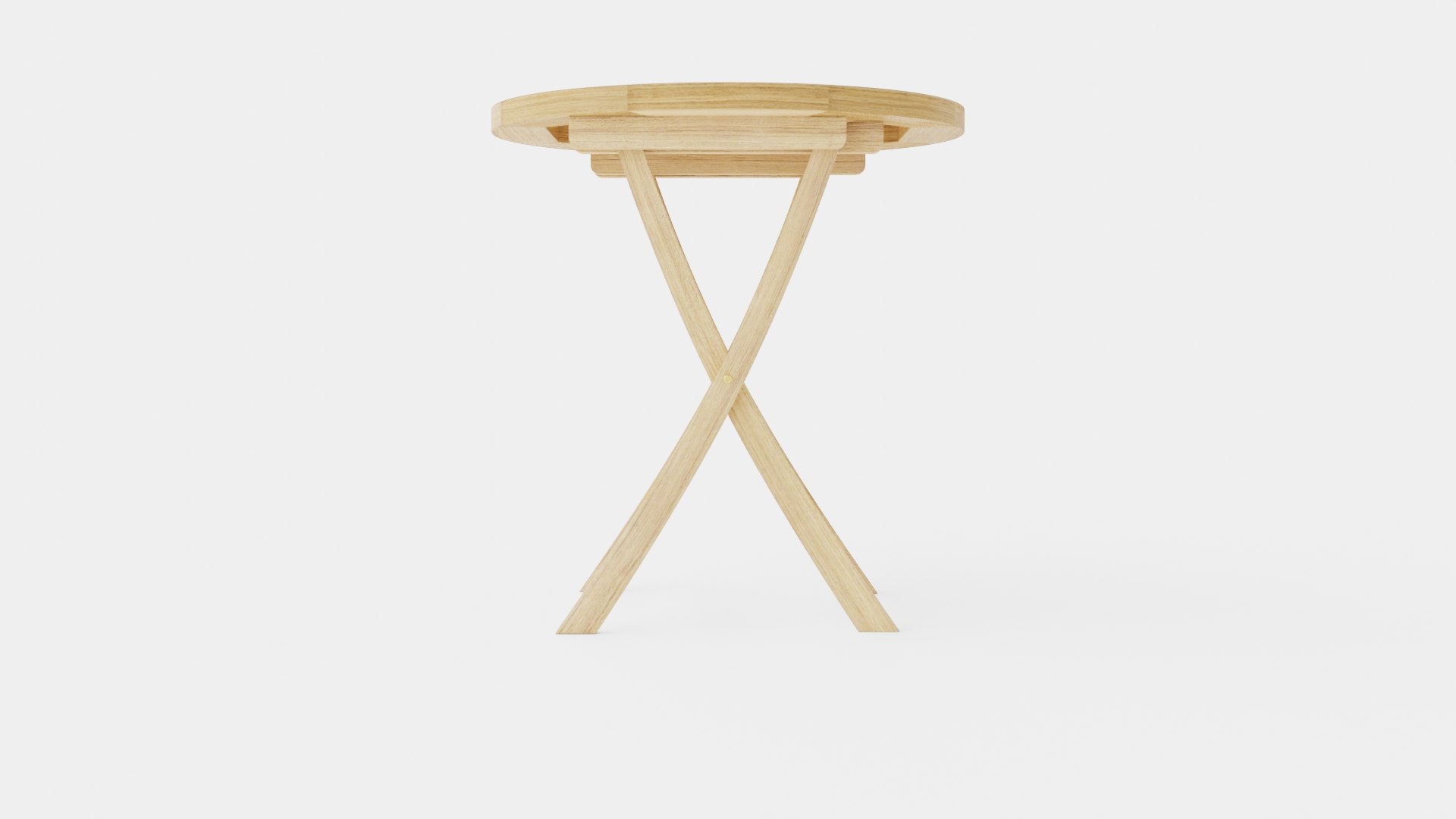 Teak Table 3D Model - TurboSquid 2256196