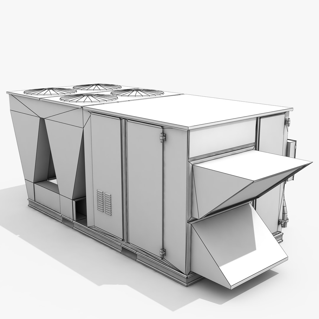 3D Large Ac Unit - TurboSquid 1263957