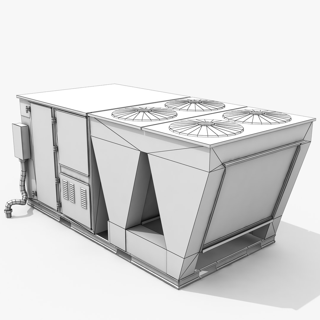 3D Large Ac Unit - TurboSquid 1263957