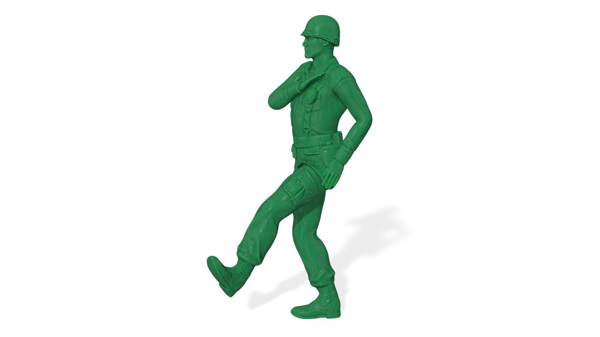 3D Green Toy Soldier Rigged Model - TurboSquid 2189741