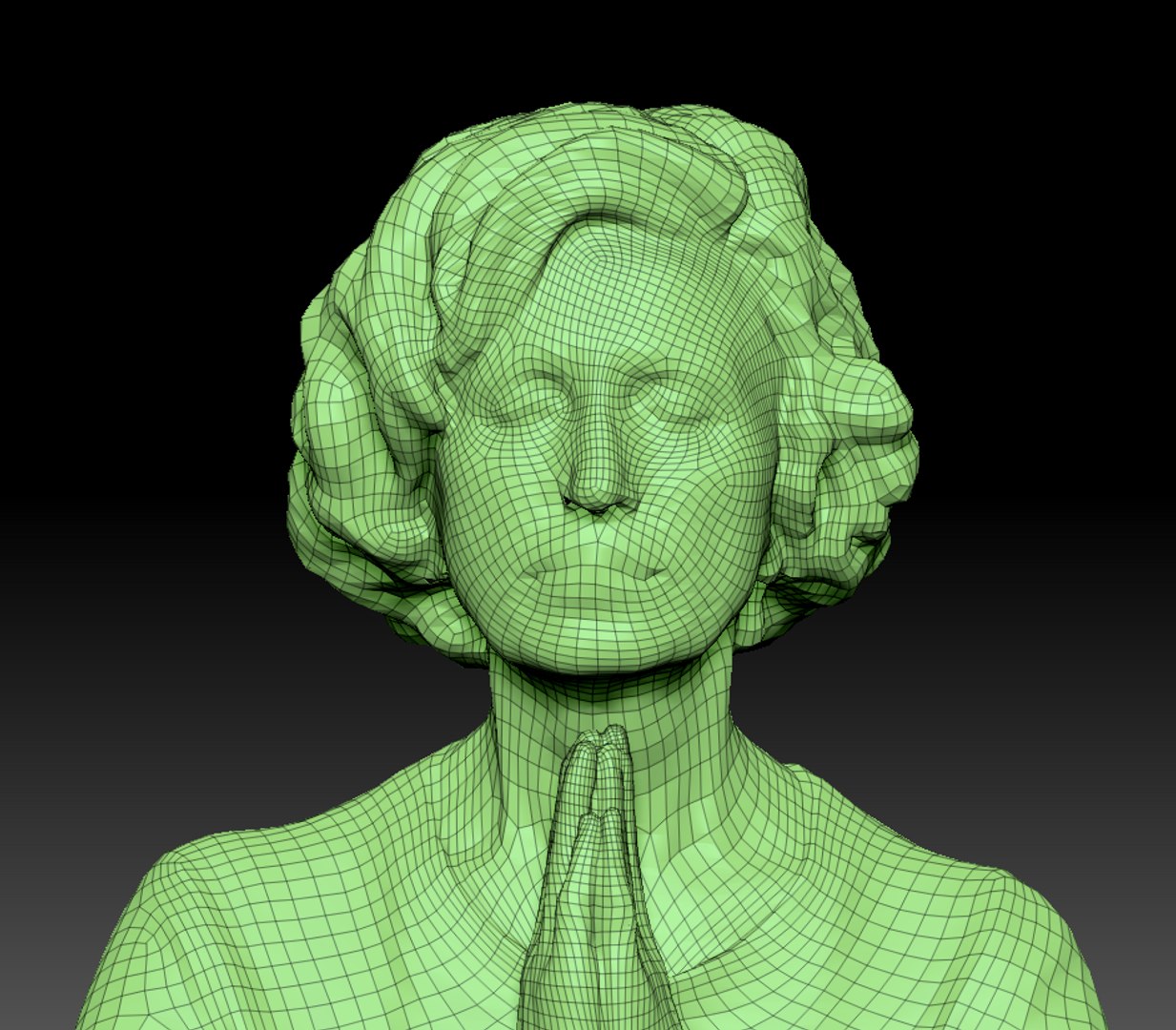 3D Model Woman In Meditation Pose 345 - TurboSquid 1912864