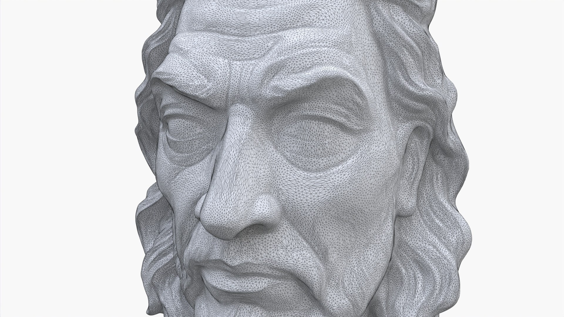 King Face Bas-relief 2 3D - TurboSquid 2266853