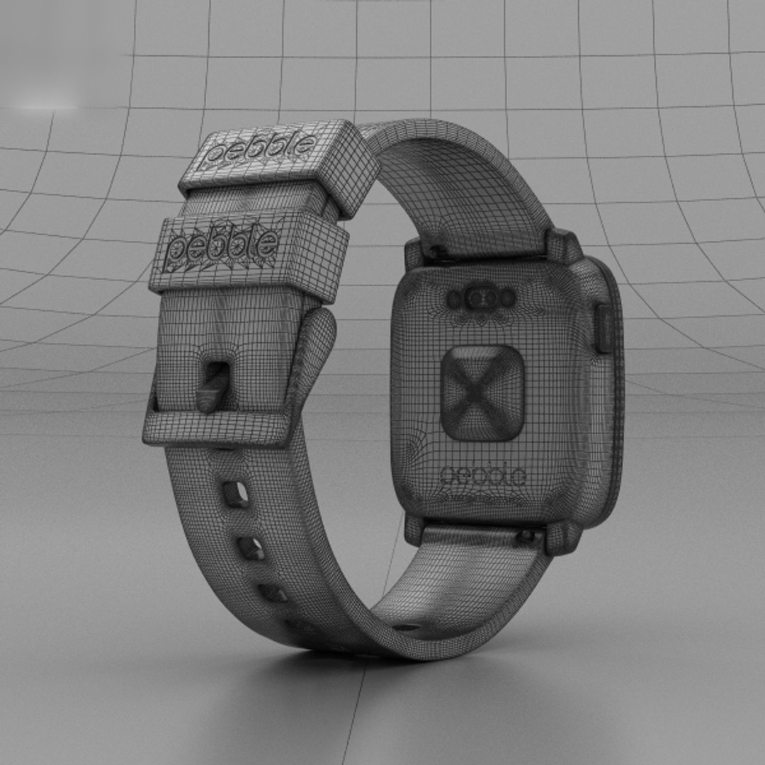 3D pebble time 2 model - TurboSquid 1328152