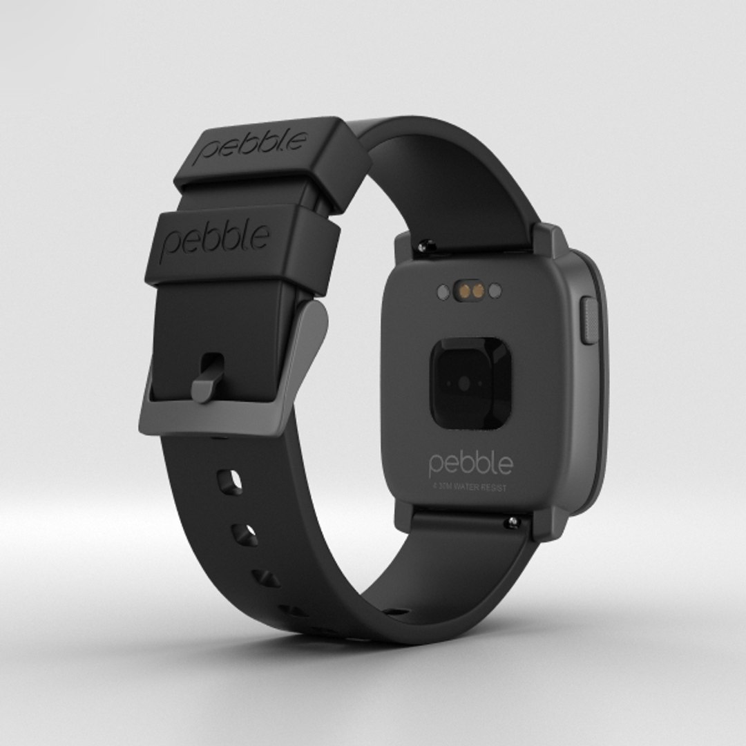 3D pebble time 2 model - TurboSquid 1328152