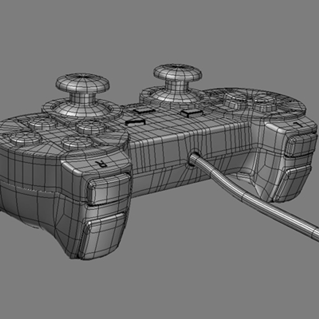 3d Playstation Ps2 Controller