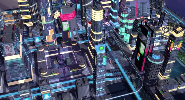 3D city night model - TurboSquid 1255631
