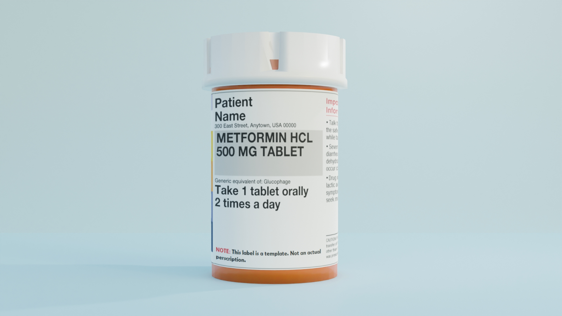3D Model Prescription Pill Bottle - TurboSquid 1961822