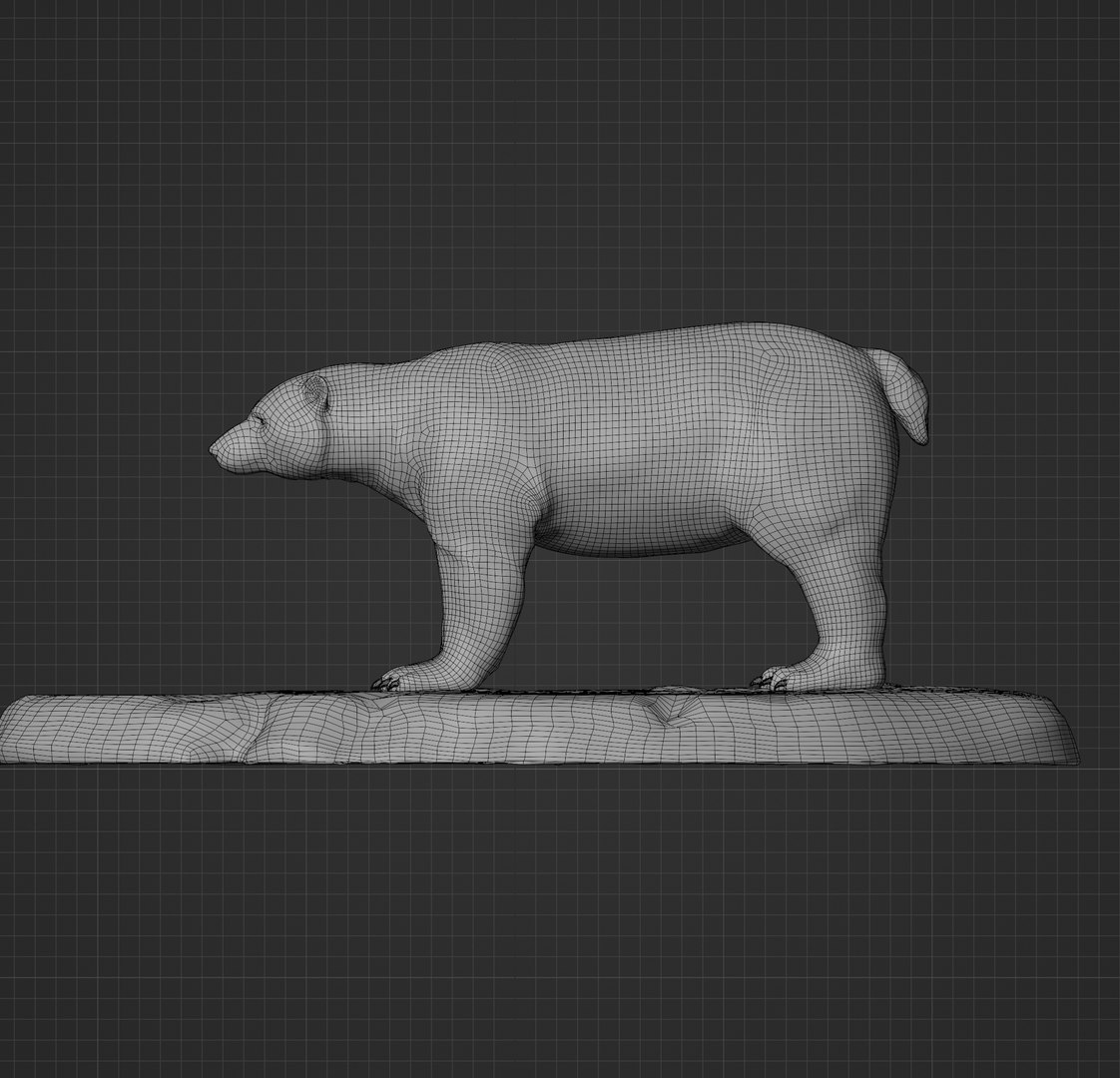 3D Polar Bear Semi-stylized Sculpt Model - TurboSquid 1944504