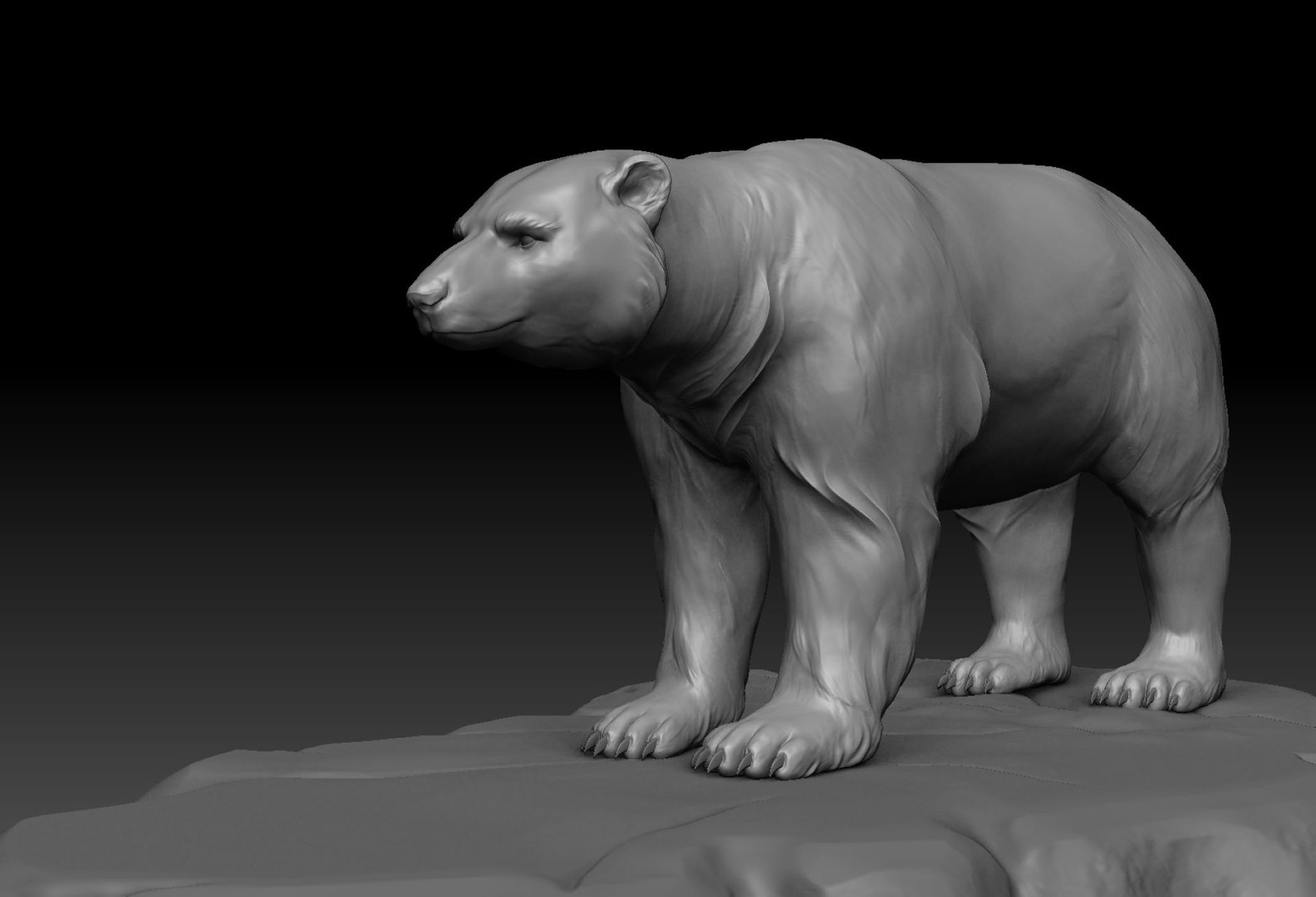 3D Polar Bear Semi-stylized Sculpt Model - TurboSquid 1944504