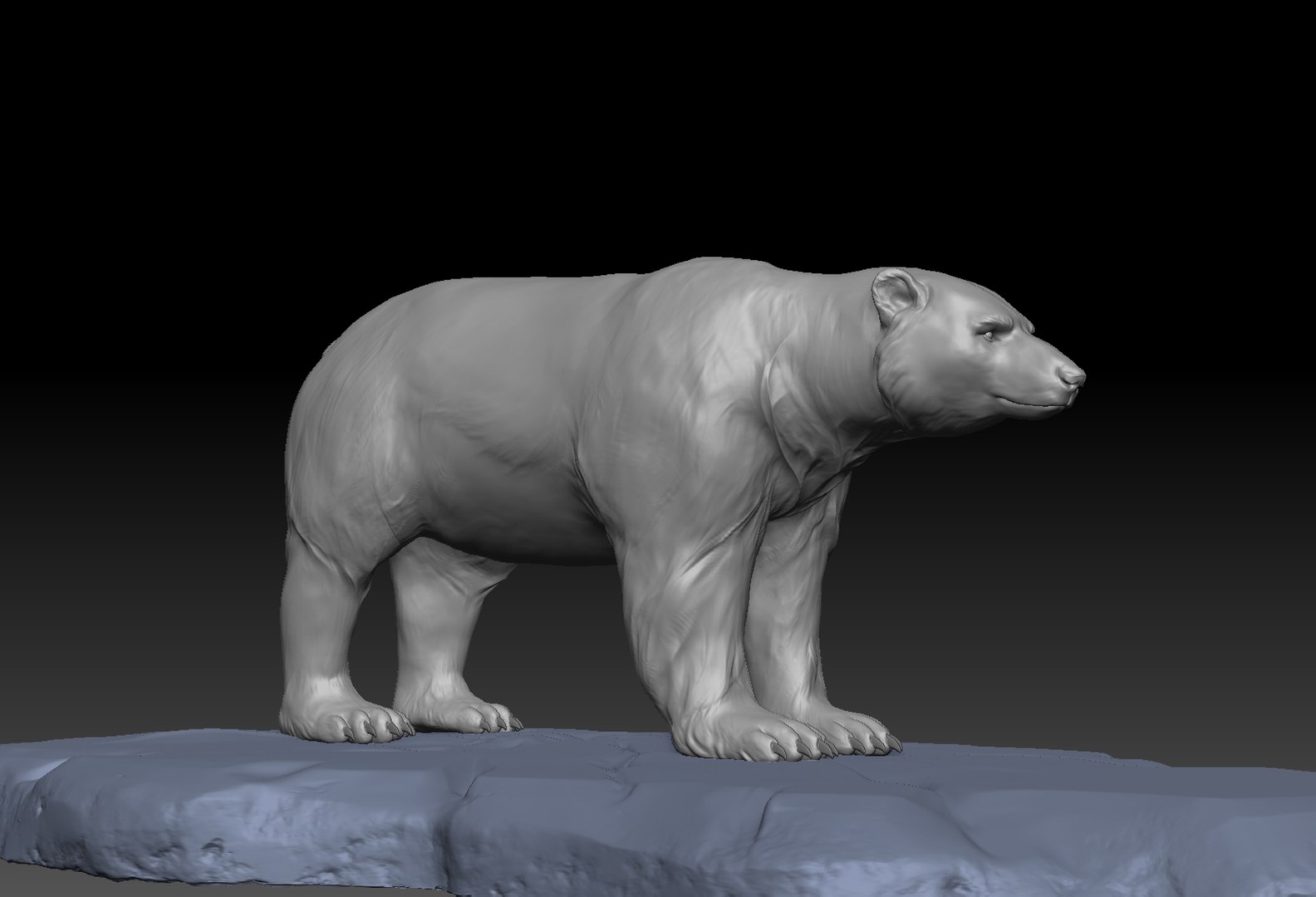 3D Polar Bear Semi-stylized Sculpt Model - TurboSquid 1944504