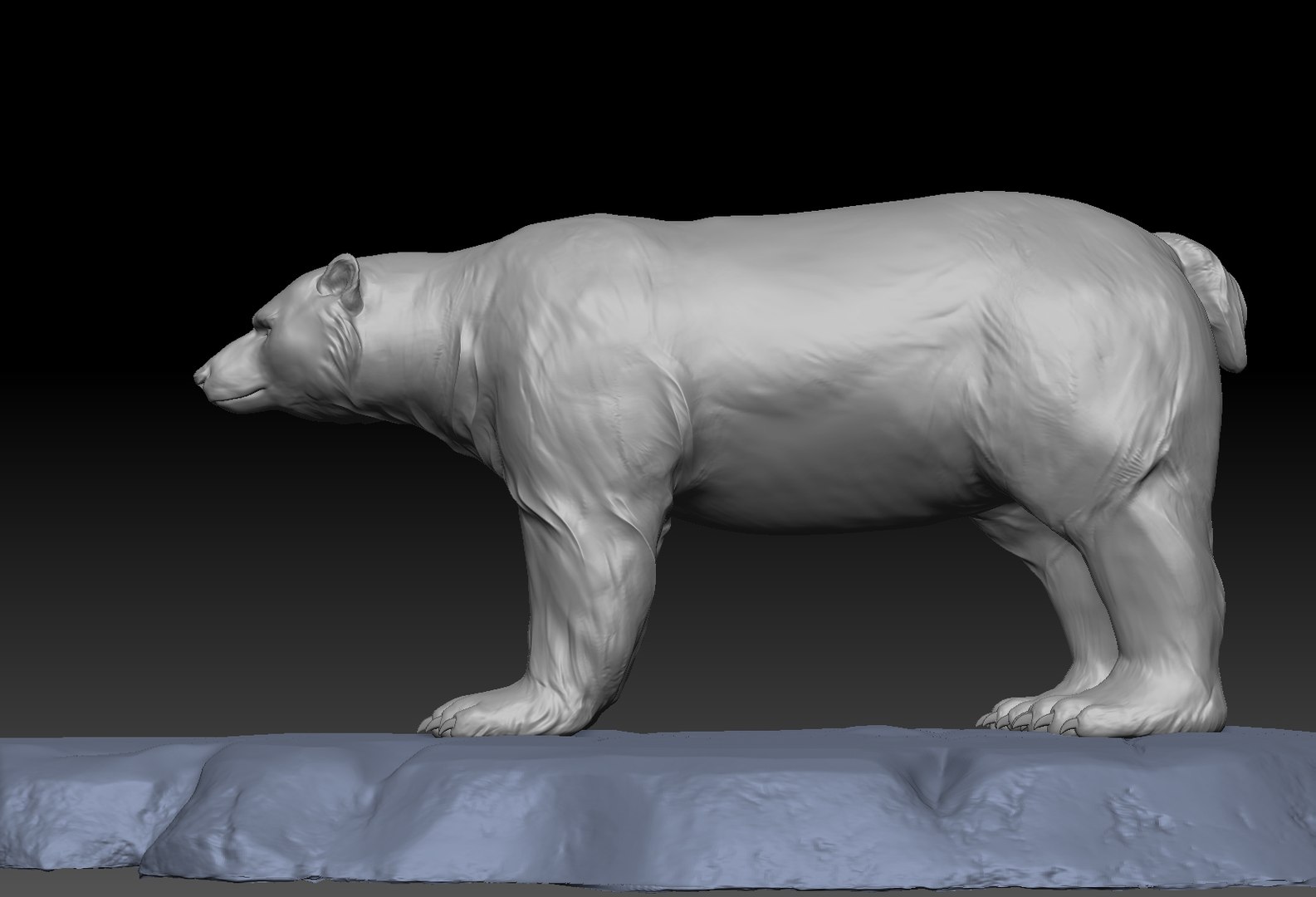 3D Polar Bear Semi-stylized Sculpt Model - TurboSquid 1944504