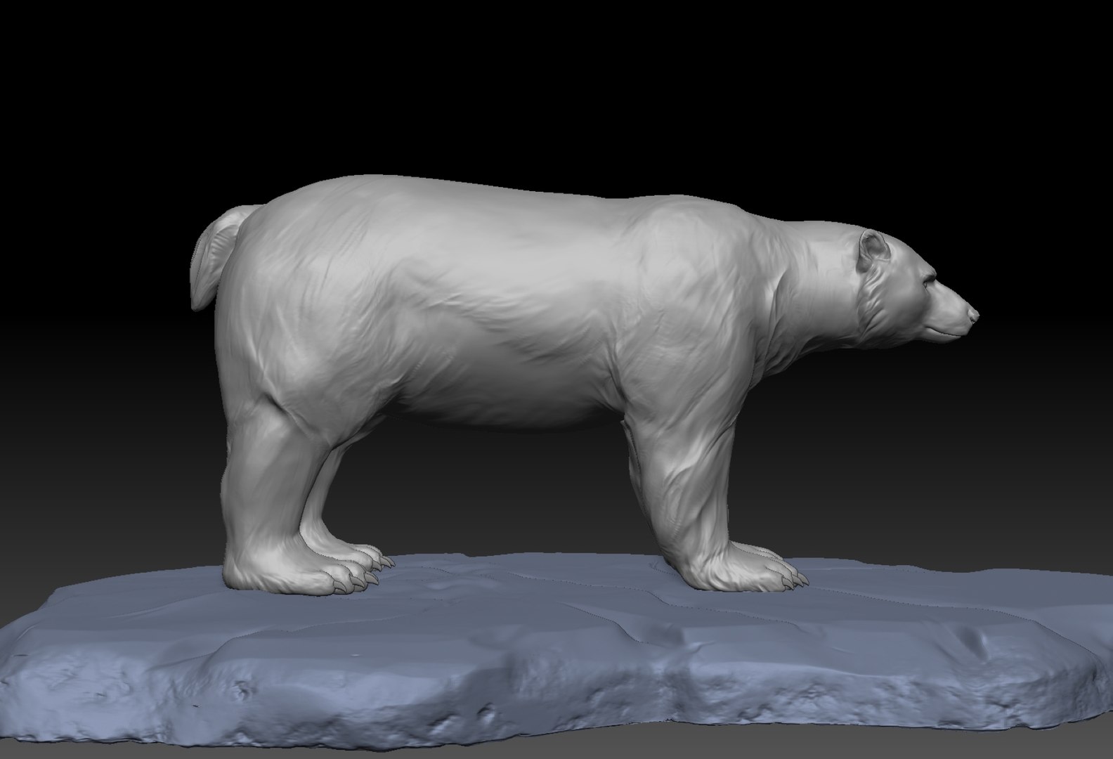 3D Polar Bear Semi-stylized Sculpt Model - TurboSquid 1944504