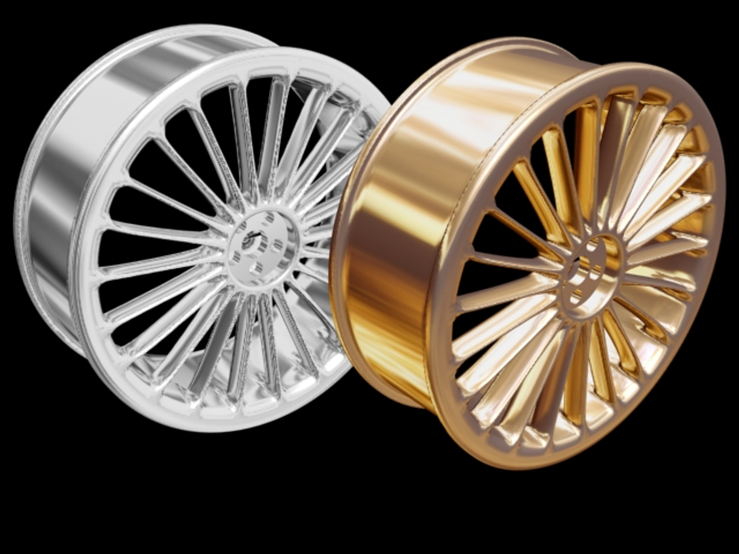 free wheel rim 3d model