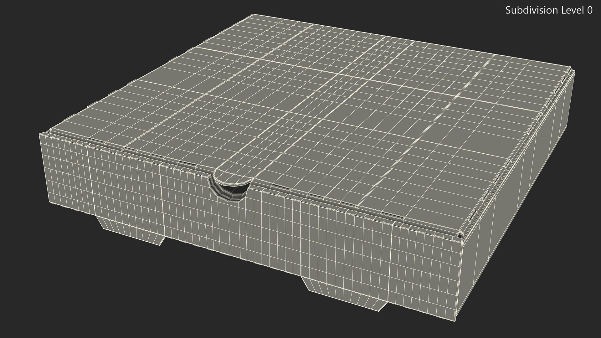 3D Model Pizza Box With Cartoon Tomato Design - TurboSquid 2389489