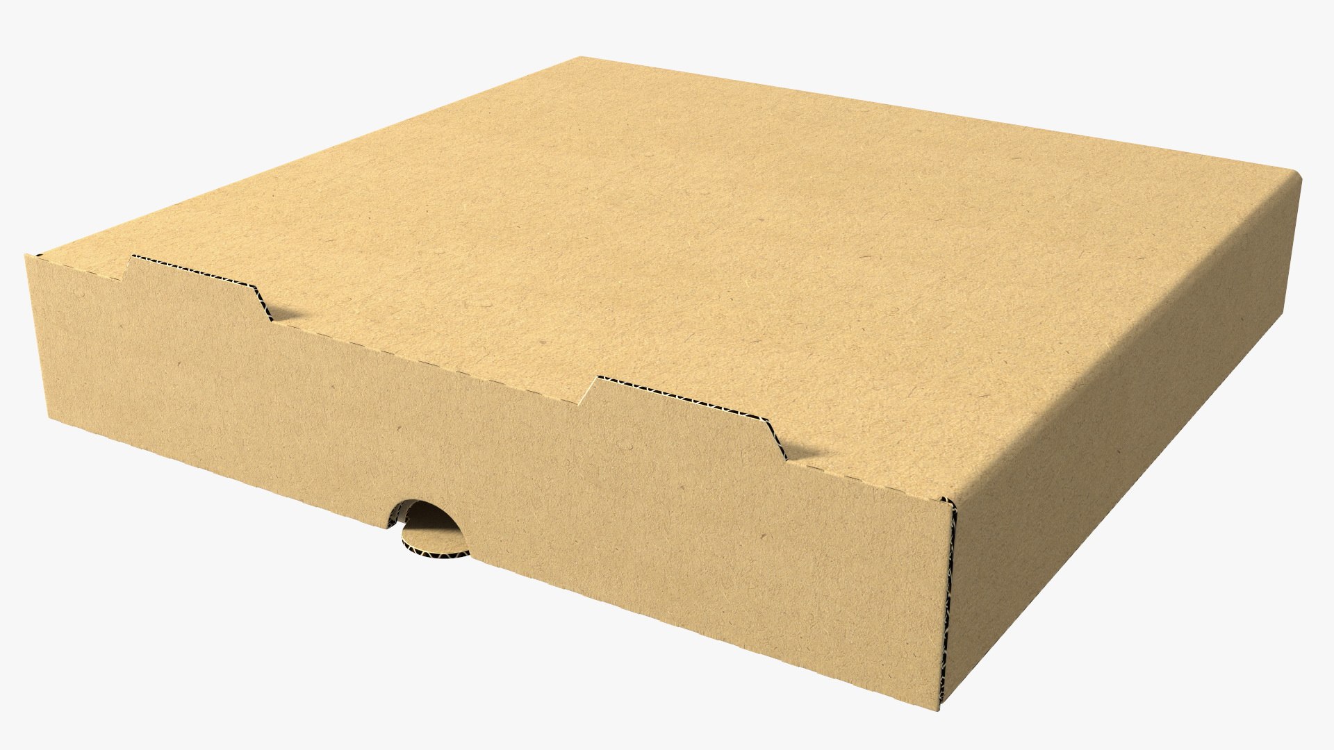 3D Model Pizza Box With Cartoon Tomato Design - TurboSquid 2389489