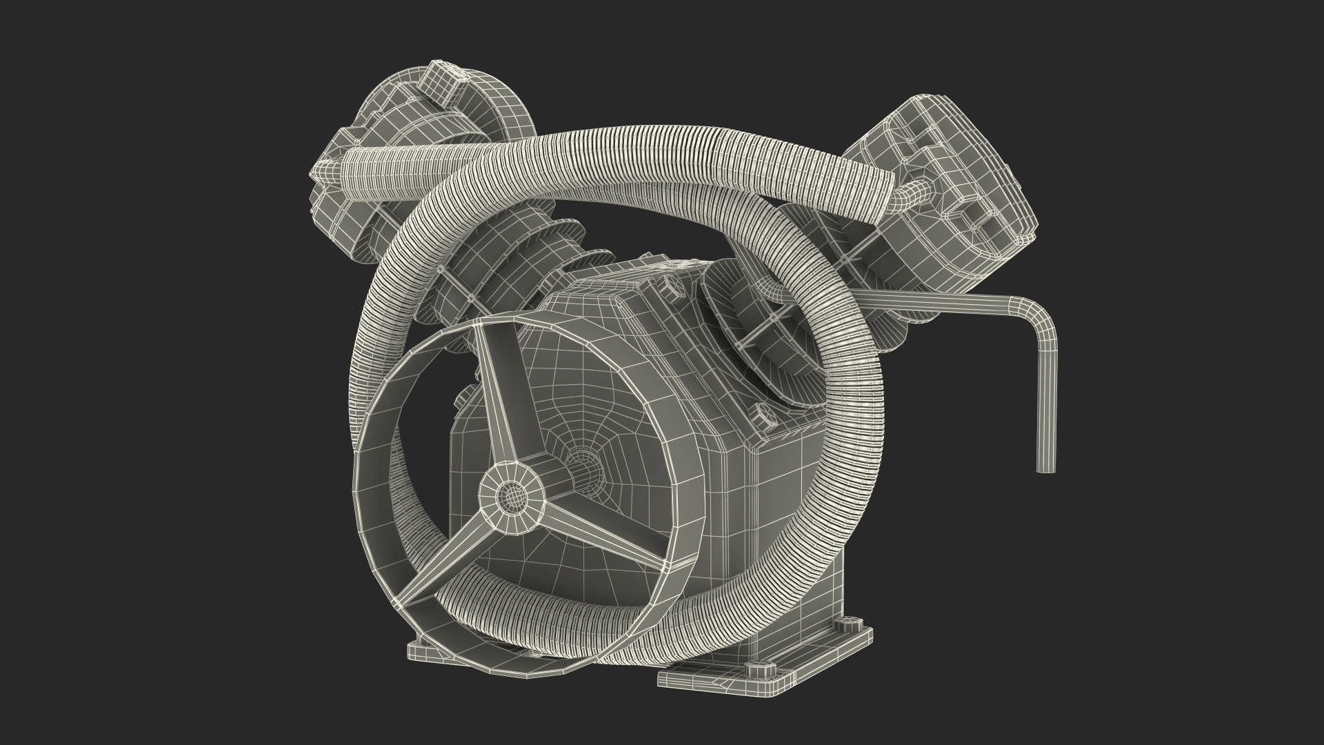 3D Air Compressor Pump Black Model - TurboSquid 2148980