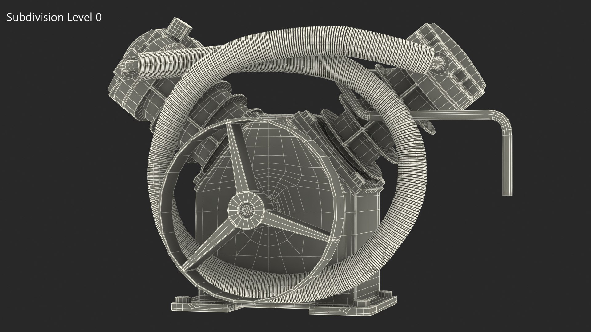 3D Air Compressor Pump Black Model - TurboSquid 2148980
