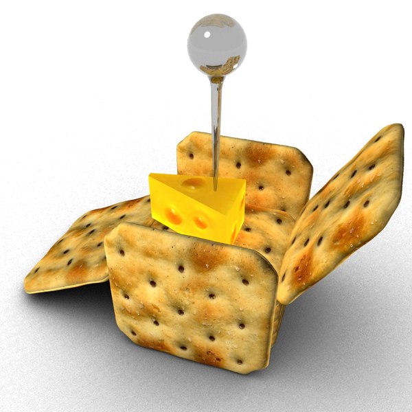 3D cheese crackers - TurboSquid 1291101