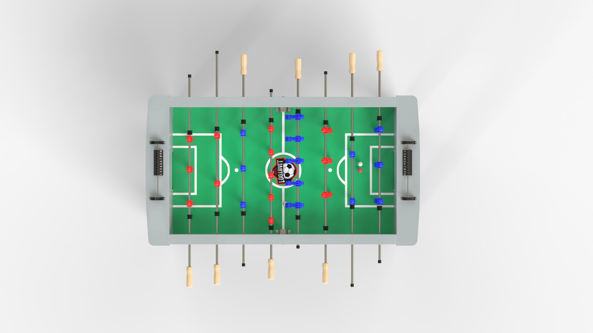 3D Three Colors Of Football Tables In A Collection - TurboSquid 2196999
