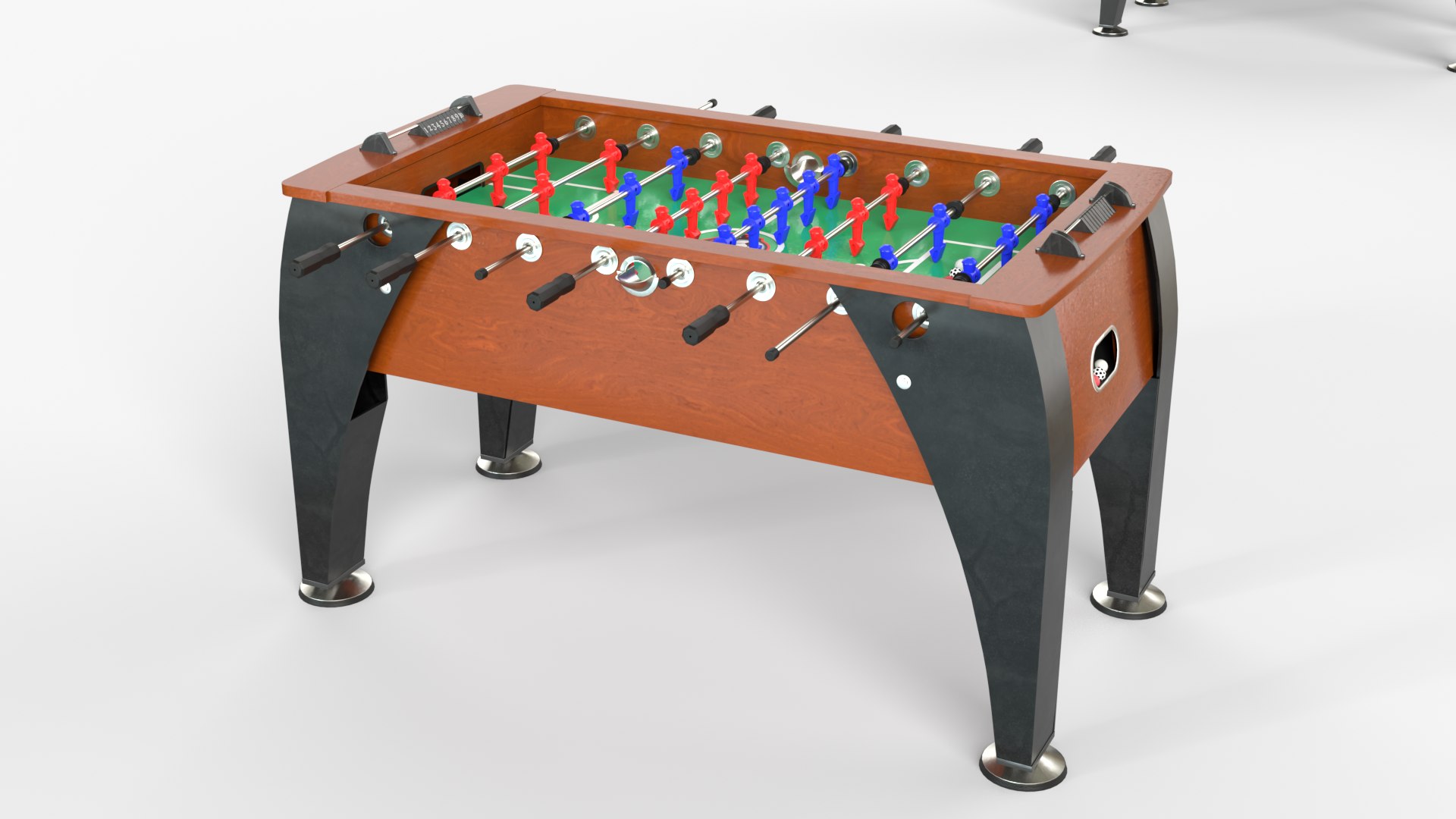 3D Three Colors Of Football Tables In A Collection - TurboSquid 2196999