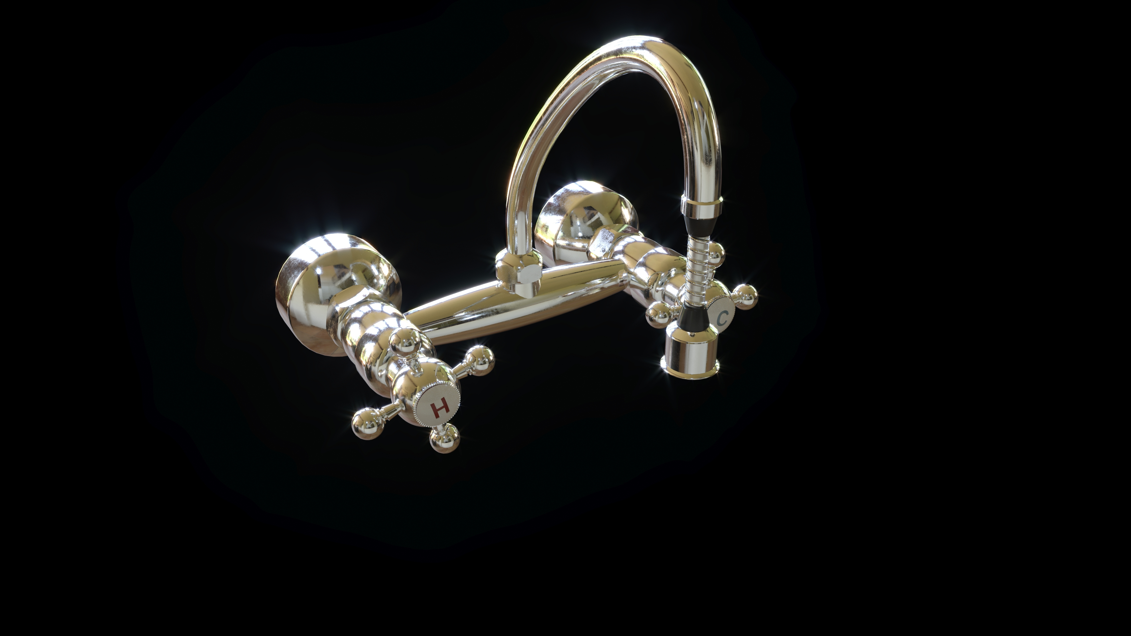 Kitchen faucet 3D model - TurboSquid 1536677
