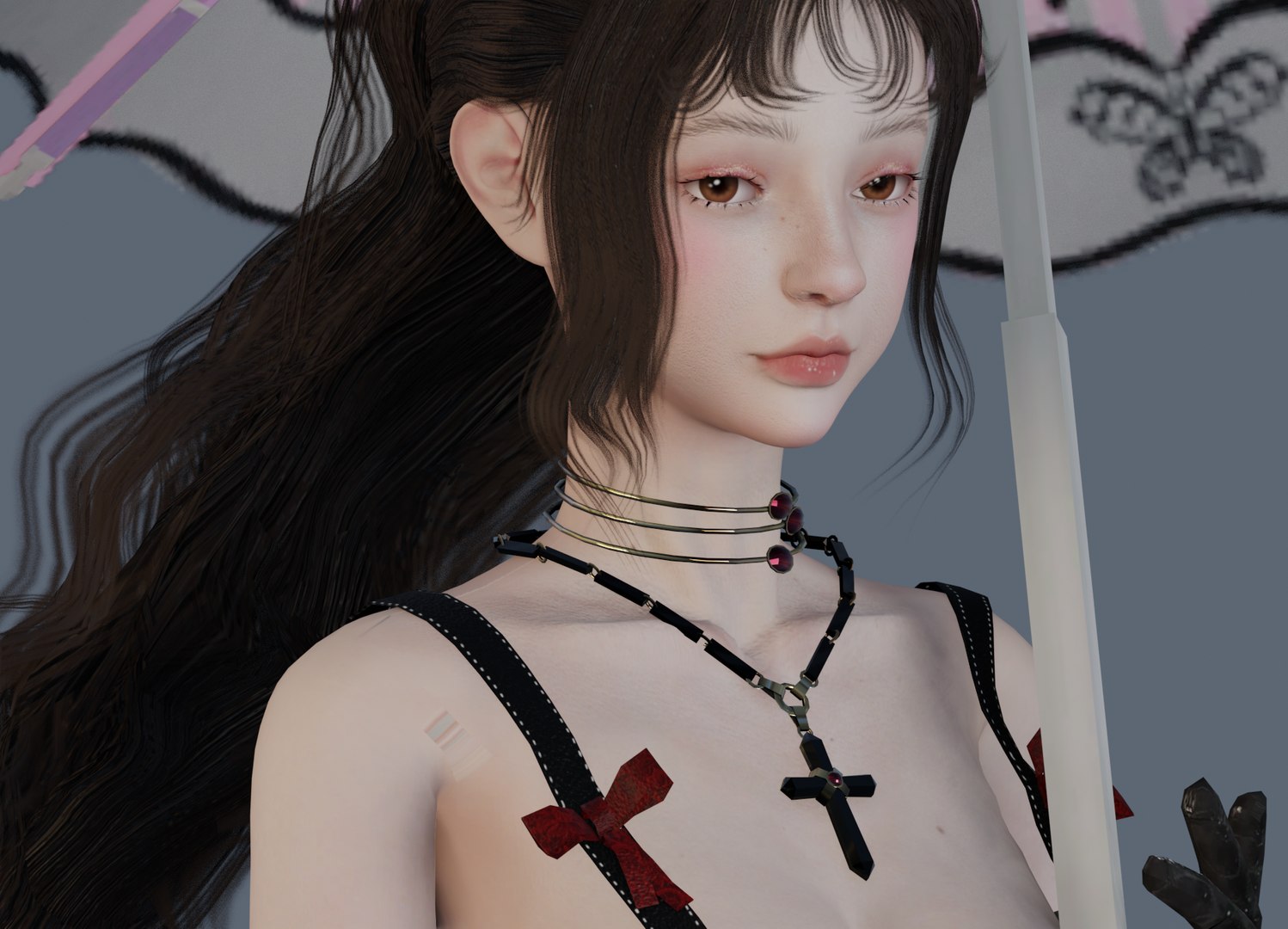 Vampire Girl - Game Ready Model - TurboSquid 2160619