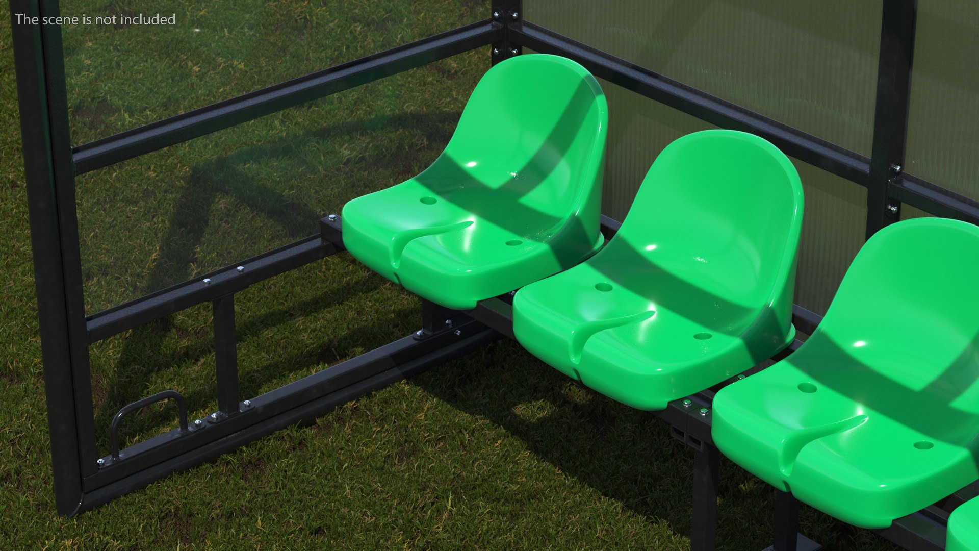 Portable Football Substitute Bench model - TurboSquid 1971788
