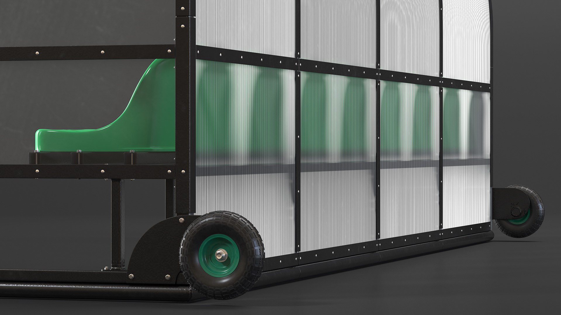 Portable Football Substitute Bench model - TurboSquid 1971788