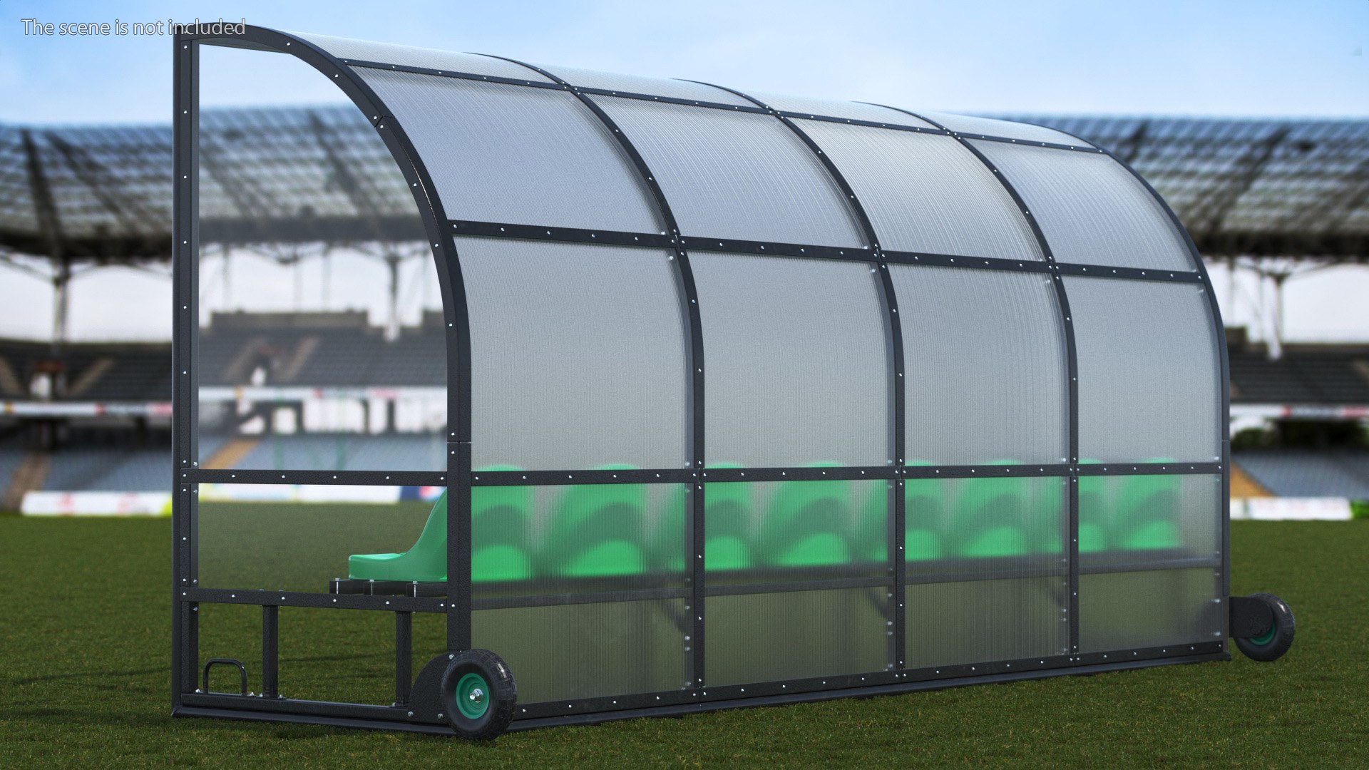 Portable Football Substitute Bench model - TurboSquid 1971788