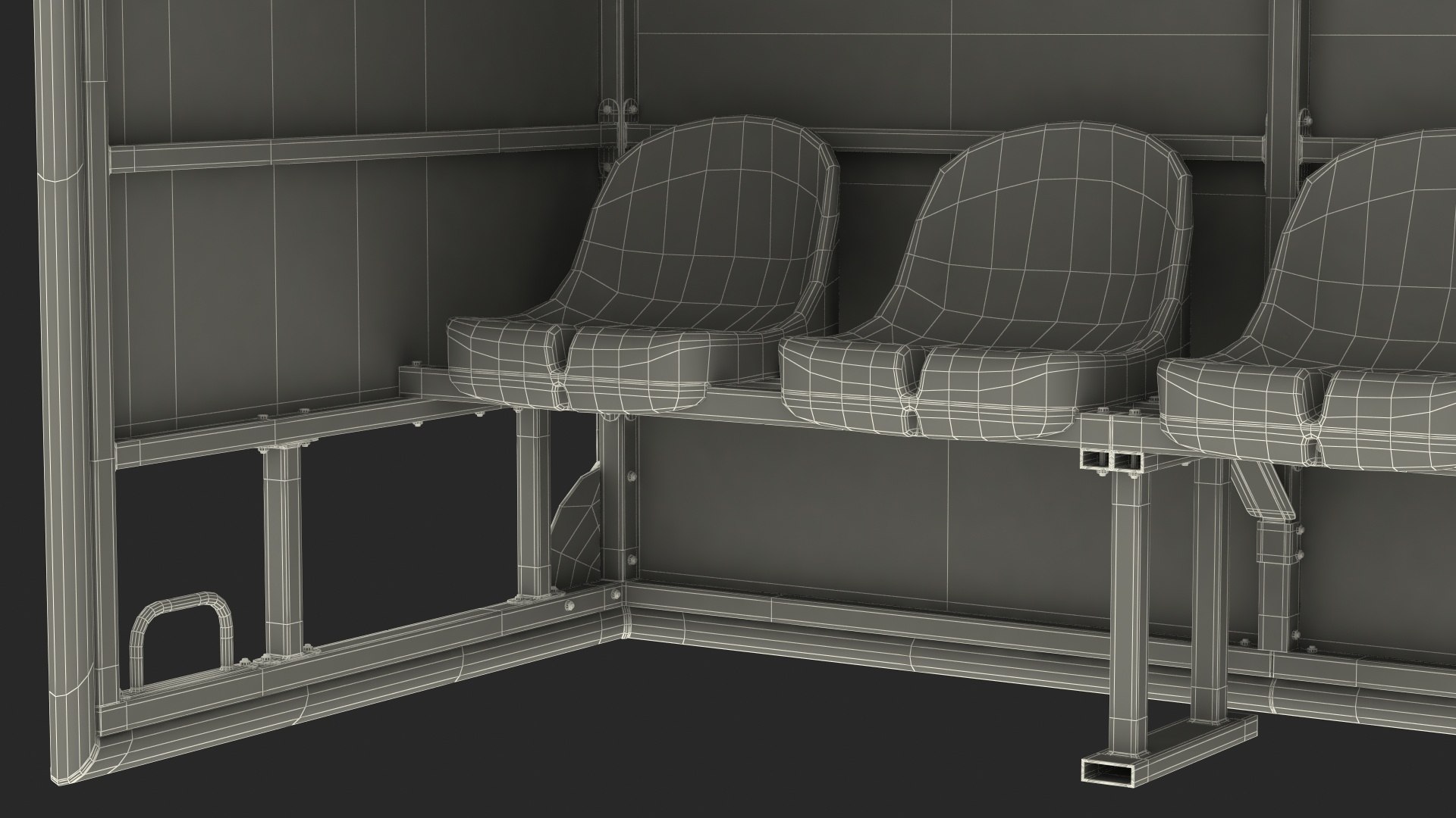 Portable Football Substitute Bench model - TurboSquid 1971788