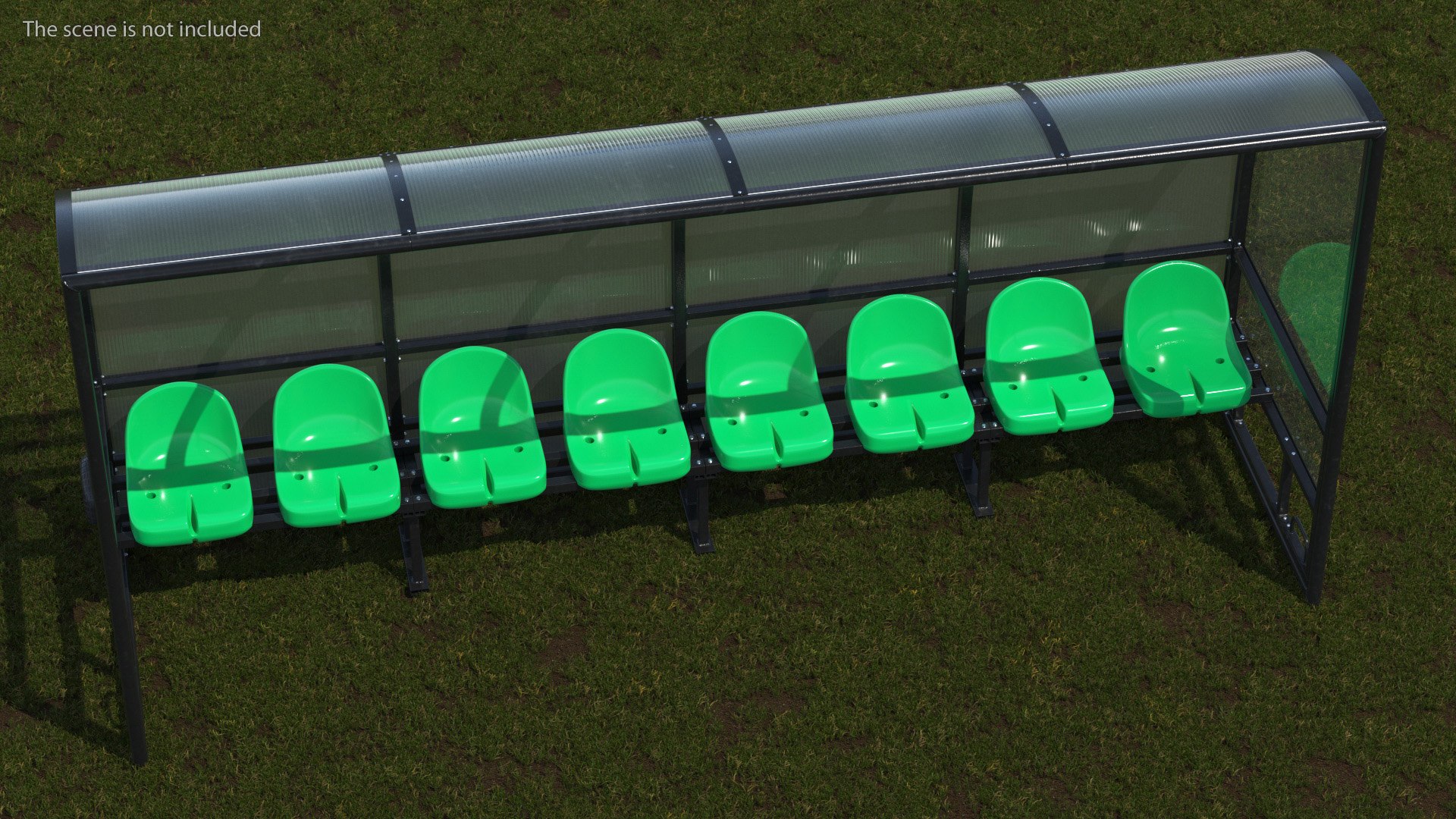 Portable Football Substitute Bench model - TurboSquid 1971788