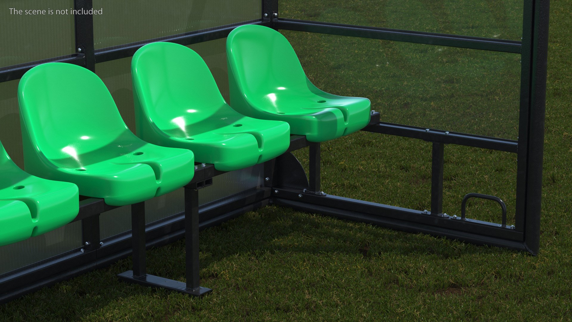 Portable Football Substitute Bench model - TurboSquid 1971788