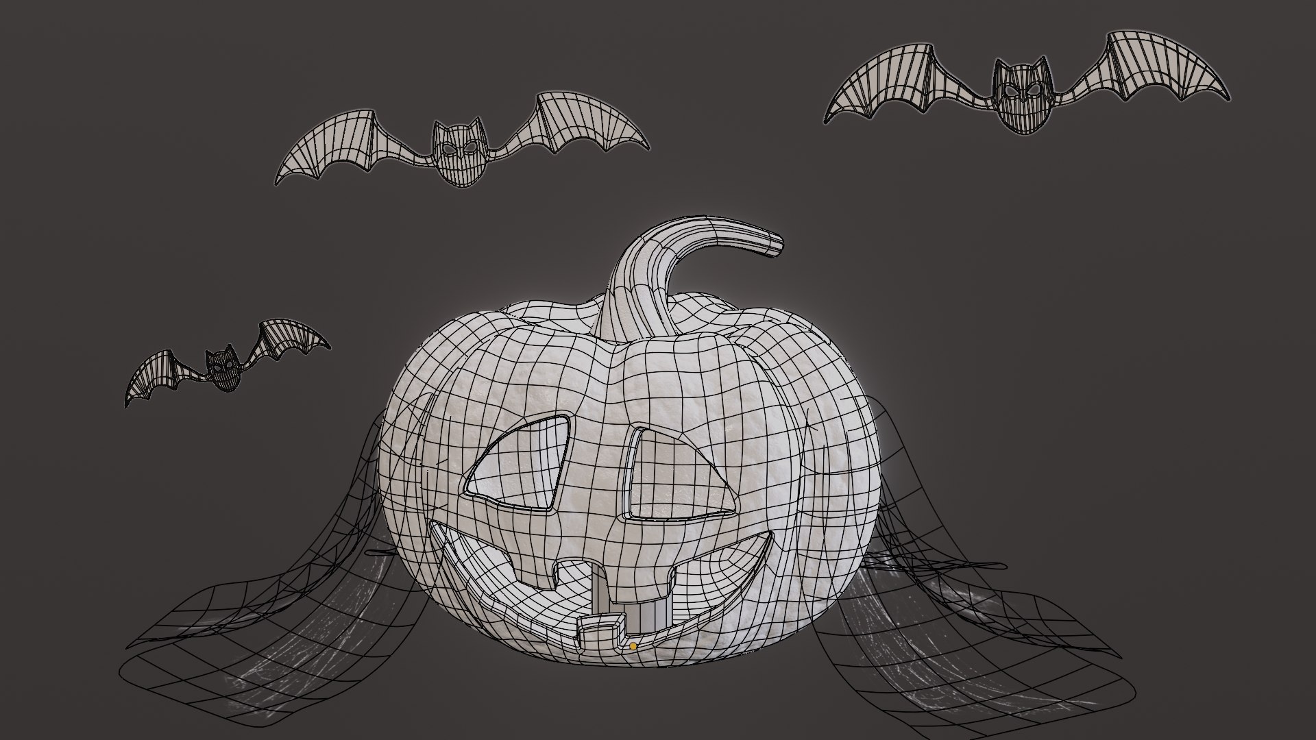 Halloween Pumpkin 3D Model - TurboSquid 2146633