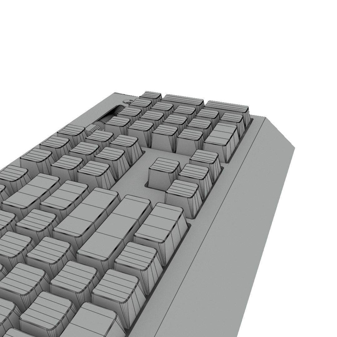 3D Dell Alienware Keyboard Model - TurboSquid 1511480