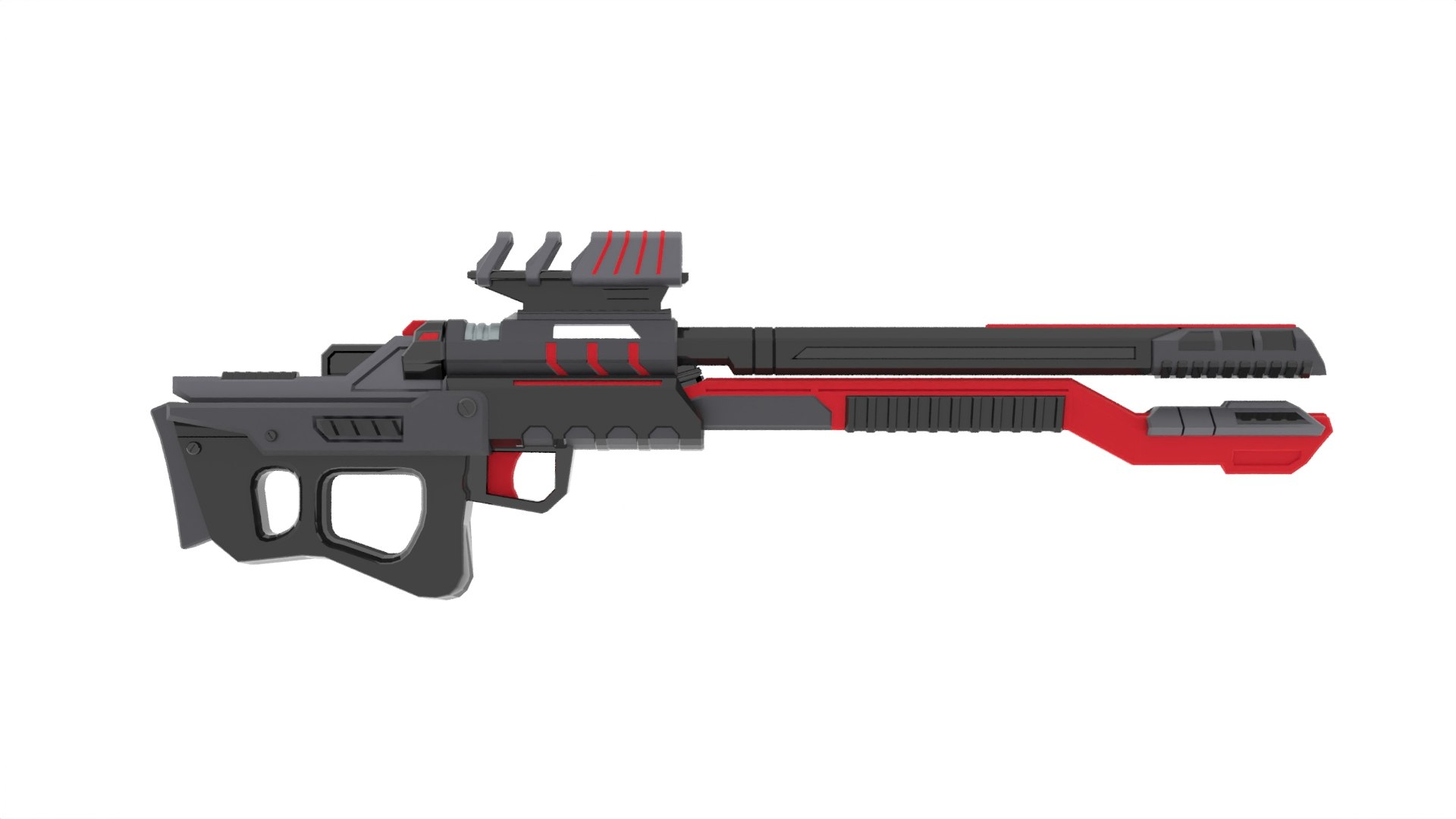 3D Plasma Rifle 1 Gun Weapon Model - TurboSquid 2273955