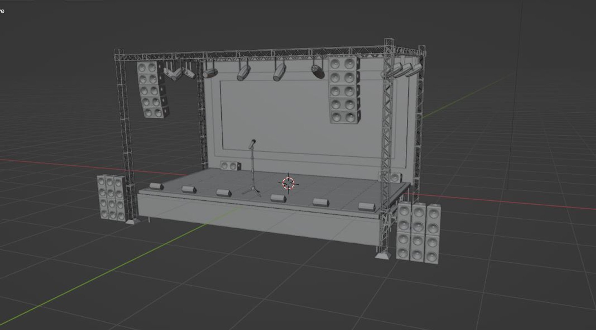 Stage 3D Model Model - TurboSquid 2333203