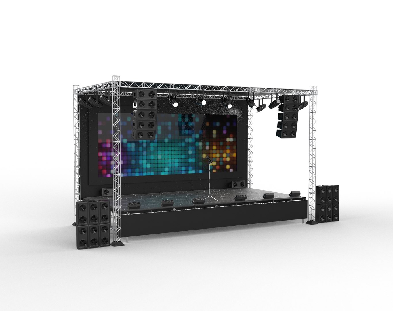 Stage 3D Model Model - TurboSquid 2333203