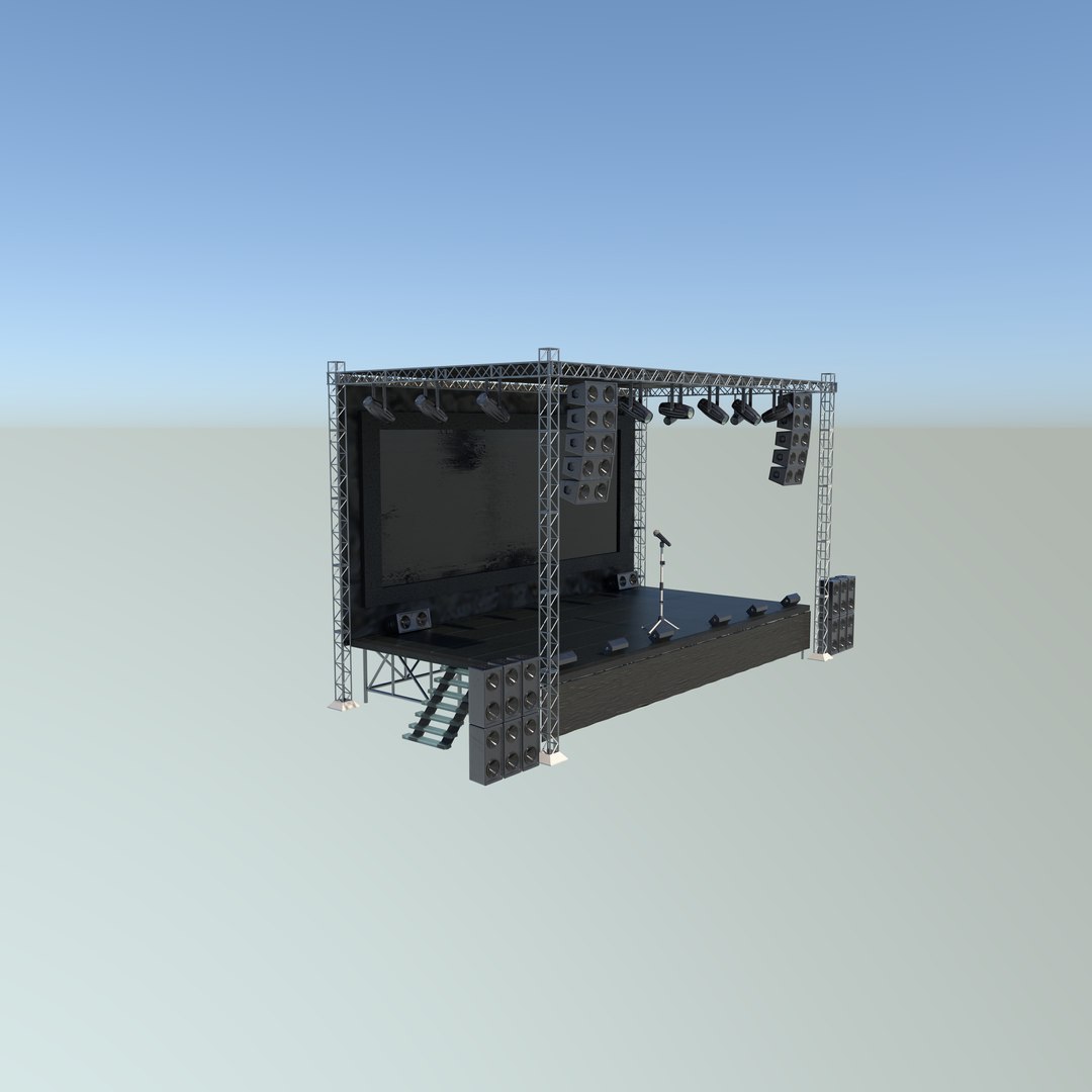 Stage 3D Model Model - TurboSquid 2333203