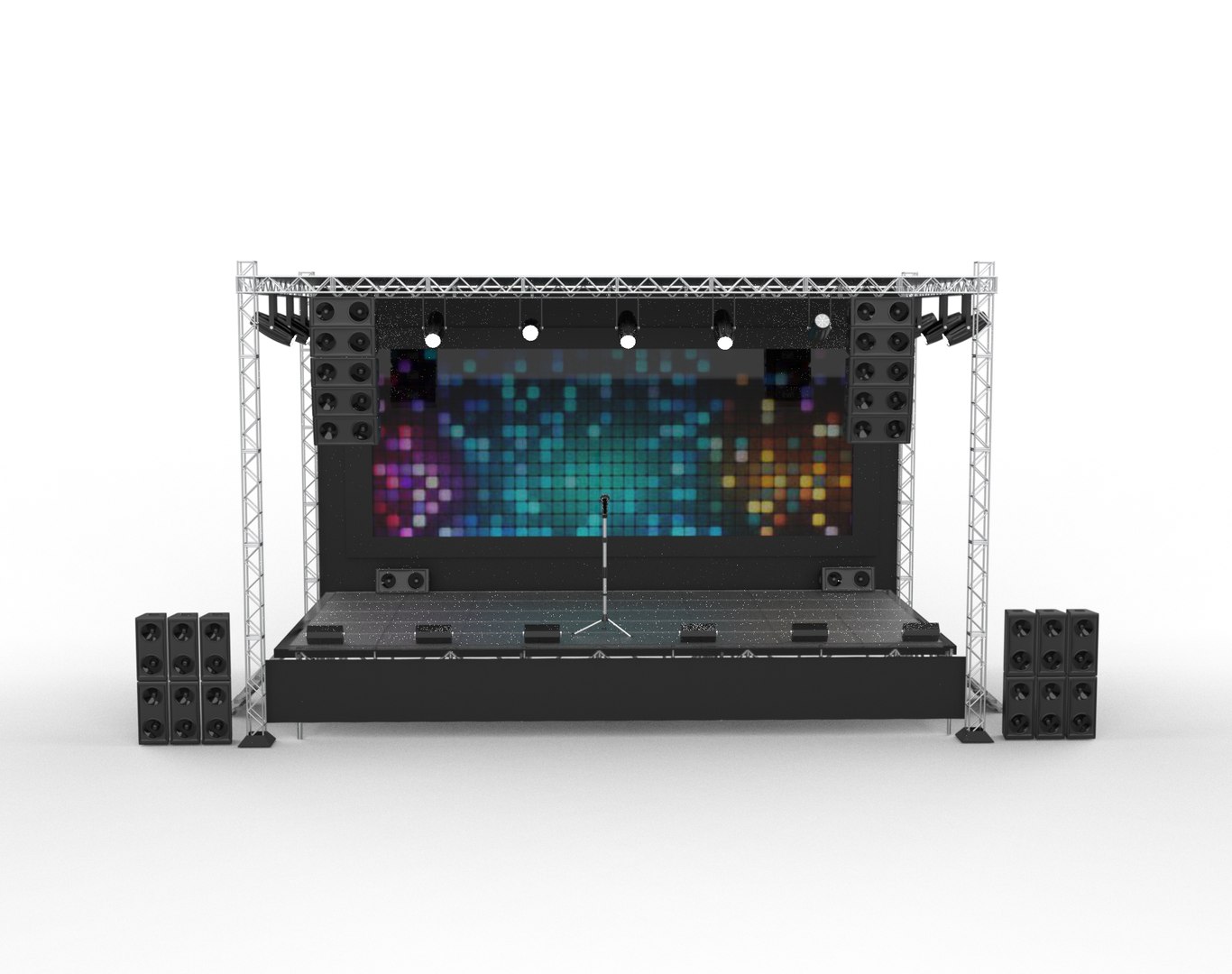 Stage 3D Model Model - TurboSquid 2333203