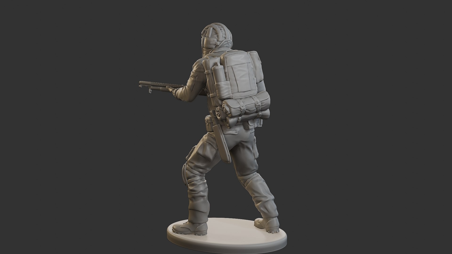 Post-Apocalyptic Male PAM1 005 Model - TurboSquid 2393428