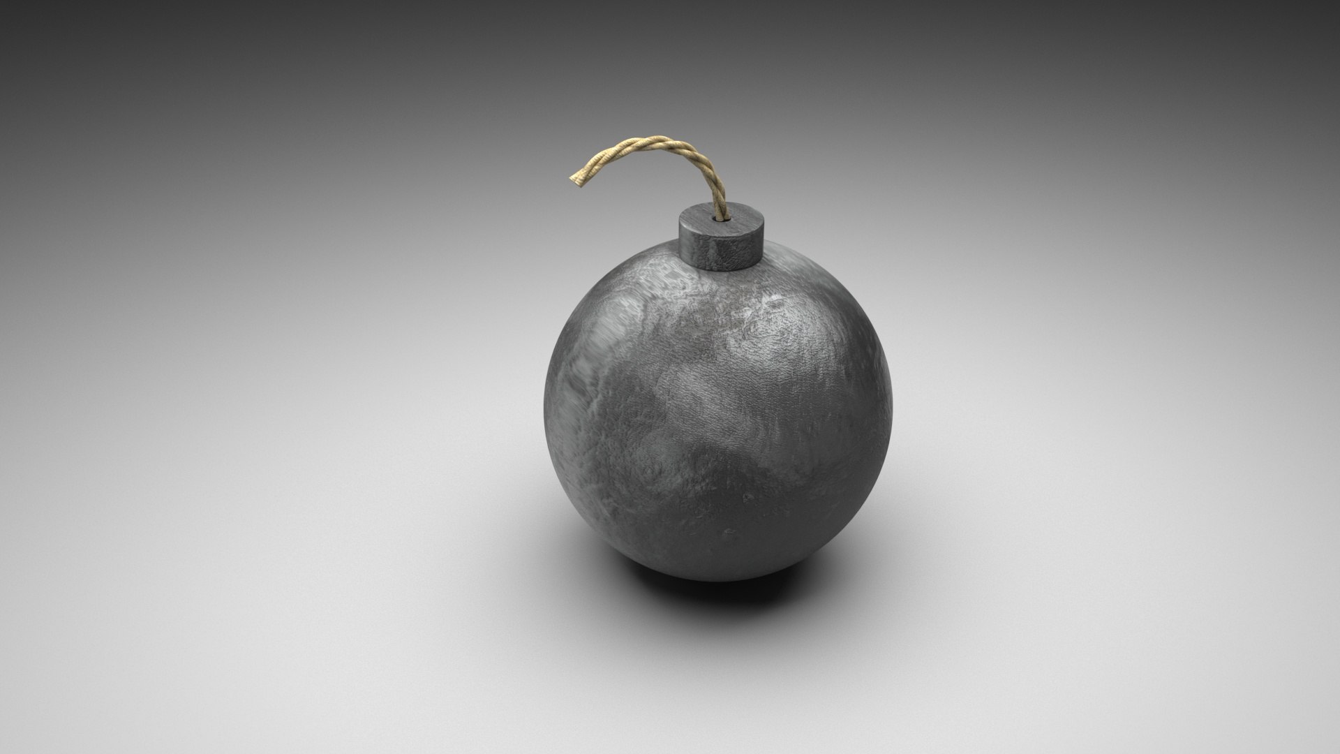 Round Bomb 3D Model - TurboSquid 1876347