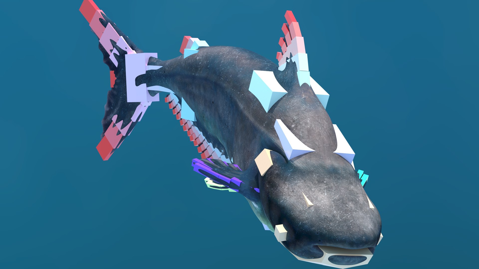 Rigged Mekong Giant Catfish 3D Model - TurboSquid 2089730