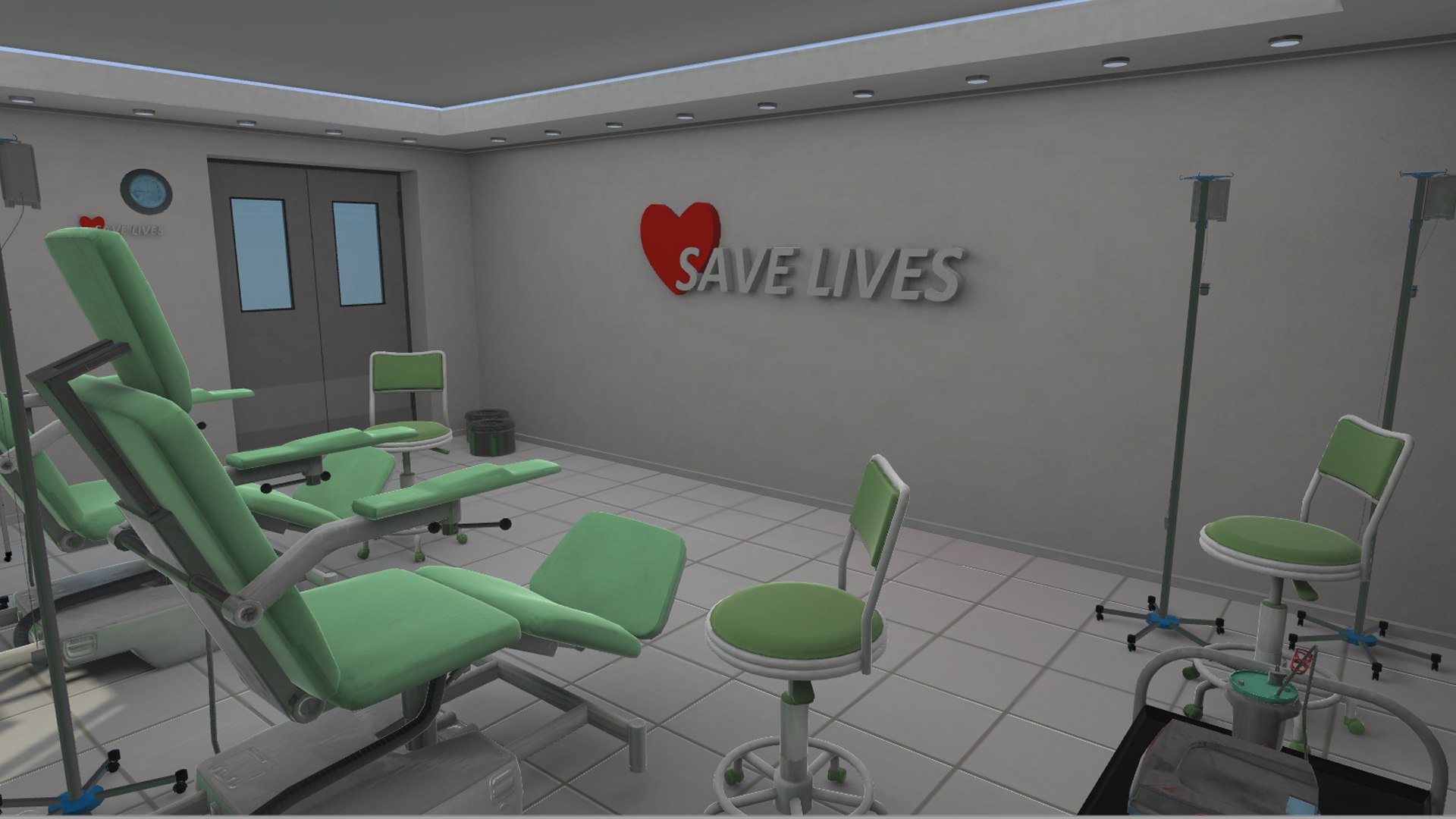 Vr Blood Transfusion Hospital Room 3D Model - TurboSquid 1415744